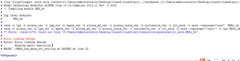Error Loading Design In Modelsim Letvvti