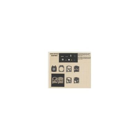 Kit réparation membranes et joints carburateur adaptable WALBRO pour