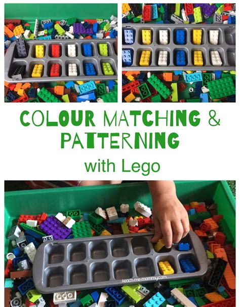 Lego Colour Matching And Patterning Teach Me Mommy