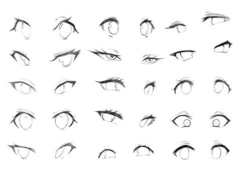 Female Anime Eyes Reference