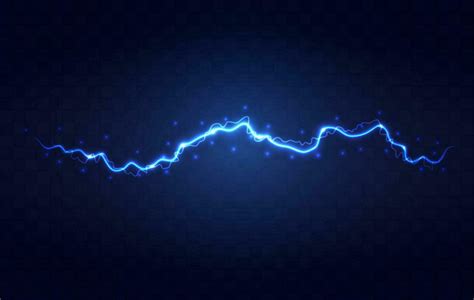 Lightning Flash Effect Realistic Electric Lightning Abstract
