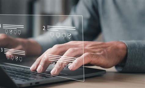 Premium Photo Questionnaire With Checkboxes Filling Survey Form Online Choose The Correct