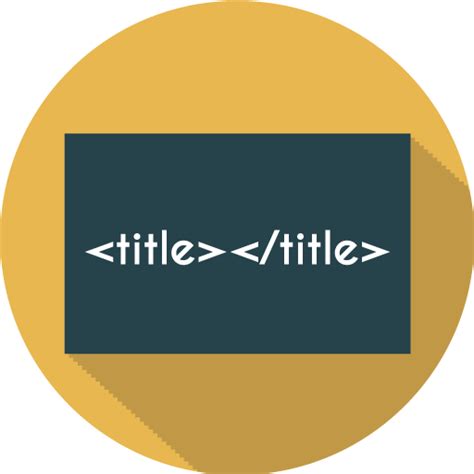 Title Tag Seo SEO Web Icons