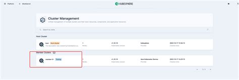 Can See Member Cluster Without The Permission Of This Cluster Issue Kubesphere