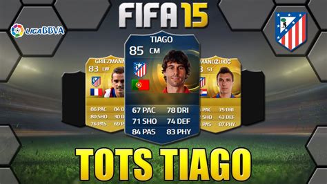 FIFA 15 TOTS TIAGO PLAYER REVIEW CM 85 ATLETICO MADRID INDEPTH