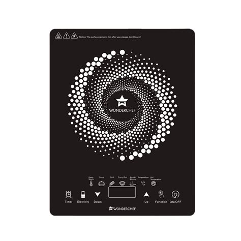 Buy Wonderchef Easy Cook 2200w Induction Cooktop With 4 Preset Menus