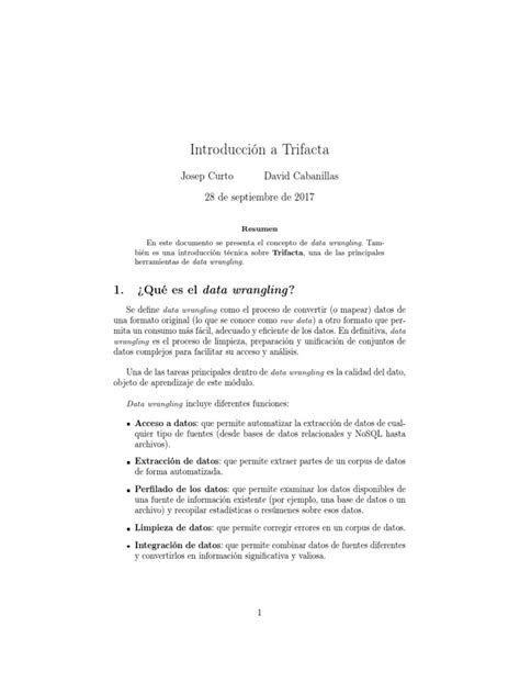 manual trifacta pdf procesamiento de datos archivo de computadora