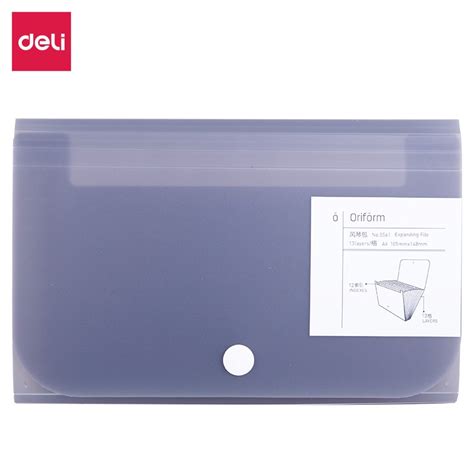 Deli A6 File Folder Portable Bill Document Organizer Expanding File 12