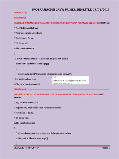 programacion en java primer semestre pdf java lenguaje de