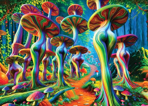 Butt Shrooms 1000 Piece Puzzle The Pieceful Project