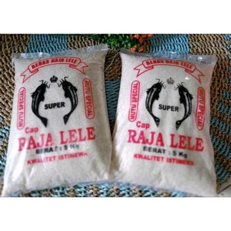 Jual Beras Putih Pulen Cap Raja Lele 5 Kg Shopee Indonesia