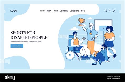 Sports Inclusion Concept Disabled Athletes Celebrated In A Supportive