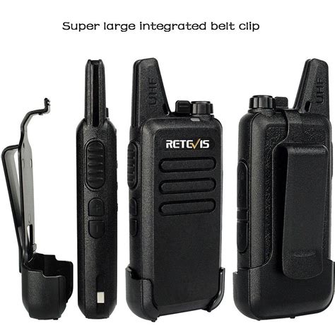 2PCS Retevis RT622 Handheld Intercom Rechargeable Walkie Talkie UHF 400 ...