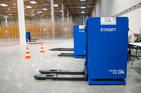 Autonomous Intrabot Fork 1100 Forklifts Already In Operation Etisoft