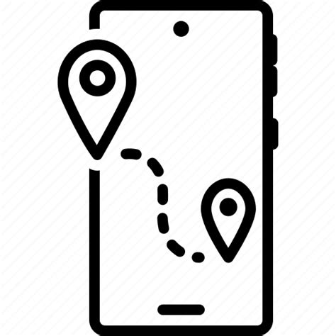 Tracking Location Map Path Road Gps Pointer Icon Download On