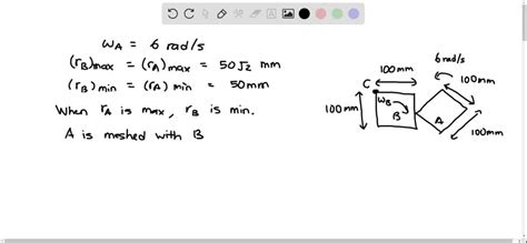 The Angular Velocity Of Gear B D The Angular Veloc Solvedlib