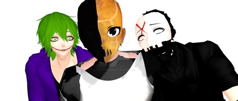 Joker Slade And Red X By Yandereskitty On Deviantart