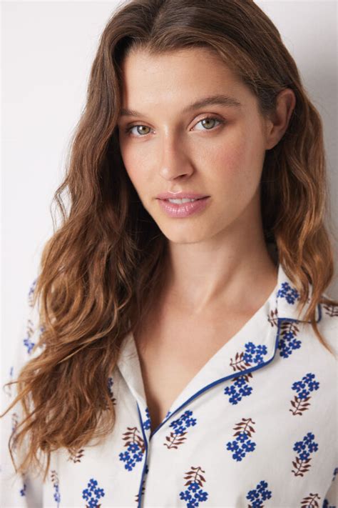 Pijama Camisero Largo 100 Algodón Flores Ofertas En Pijamas De Mujer