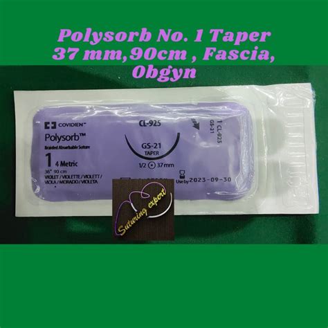 Jual Promo Polysorb 1 Cl 925 Panjang Benang 90 Cm Glycomer Absorb