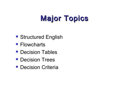 l7 decision tree and table ppt programming languages computing
