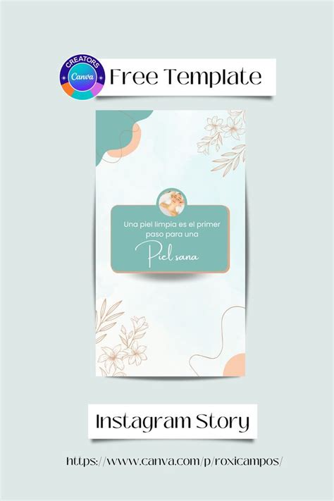 Plantilla editable en canva historia de instagram frase de estética