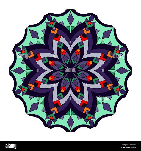 Mandala Vintage Decorative Elements Vector Illustration Stock Vector