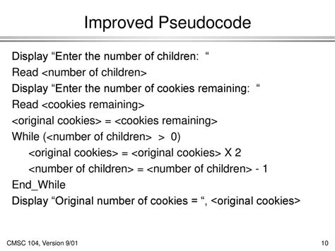 Algorithms Part 2 Of 3 Topics Problem Solving Examples Pseudocode