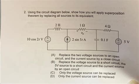 Solved Using The Circuit Diagram Below Show How You Will Chegg