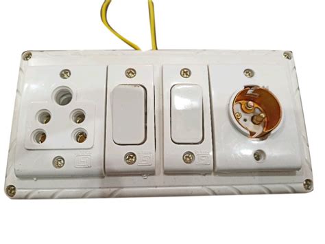 White 2 Module Electrical Switch Board At ₹ 54piece In Patna Id
