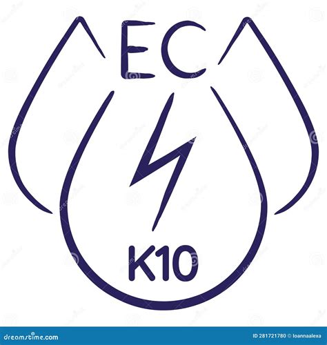 Minimal Vector Icon Of The Electrical Conductivity Ec Calibration K10