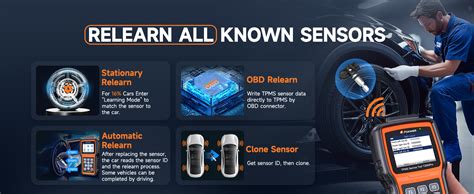 Foxwell T2000 Pro Tpms Programming Tool Tire Sensor Relearn And Activation Tool With