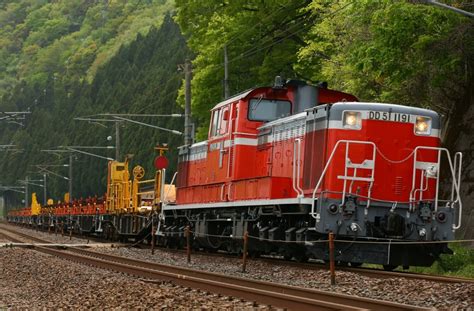 S字カーブ4 14 DD51 1191 工9589レ金沢工臨 盛モリのマルマルモリモリ鉄日記マークⅡ