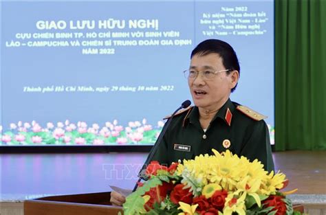 Giao Lưu Cựu Chiến Binh Thành Phố Hồ Chí Minh Với Sinh Viên Lào