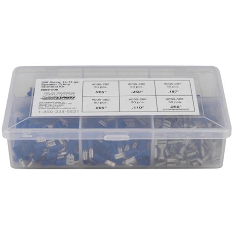 300 Piece Speaker Crimp Connector Kit