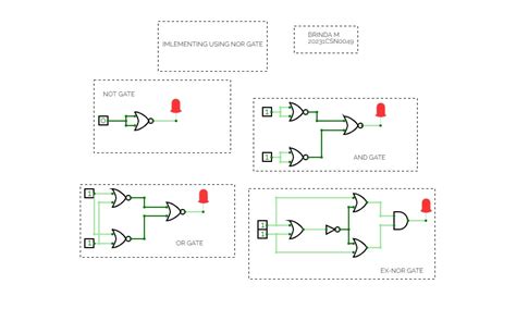 CircuitVerse NOR GATE