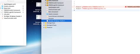 Help Keep Getting This Import Error Involving Fbsdk Framework Rswift