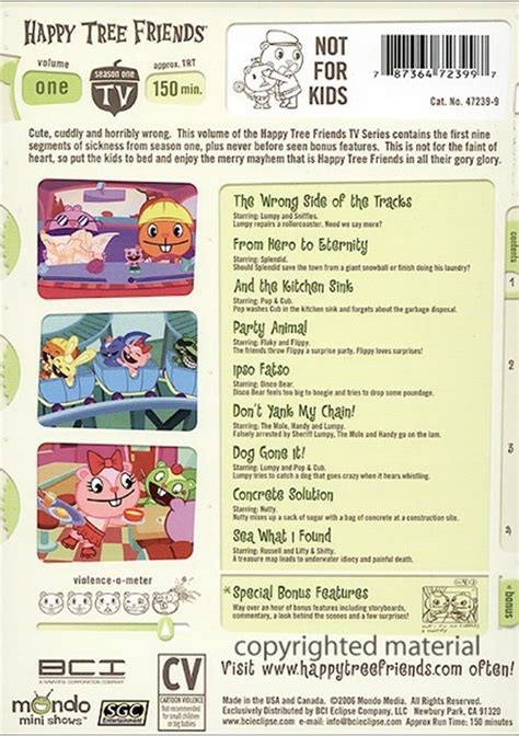 Happy Tree Friends Volume 1 Dvd Dvd Empire