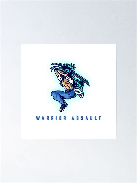Warrior Assault Poster For Sale By Art Homes Redbubble