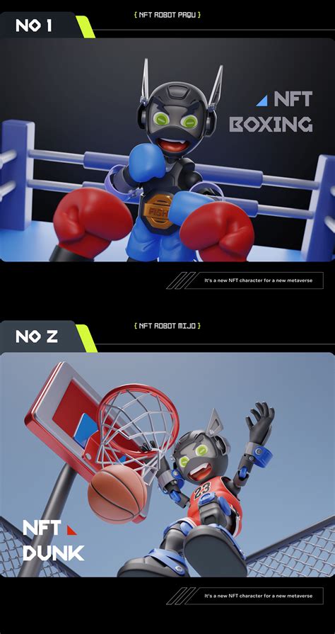 3d Robots Nft Collection On Behance
