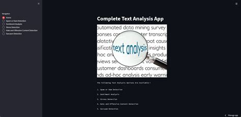 GitHub BhaswatiRoy Complete Text Analysis Streamlit Web App This Is