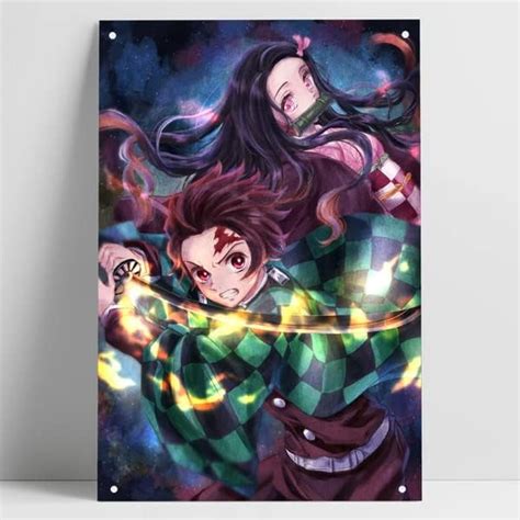Demon Slayer Kamado Nezuko Kamado Tanjirou Anime Poster Cool Manga
