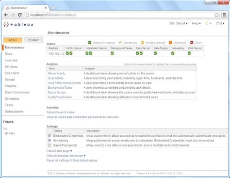 Tableau Friction Tableau Server First Blush A Much Improved UI Images