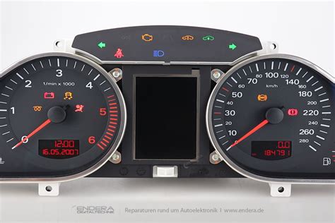 Audi Q Tacho Displayfehler Reparatur Endera Digitaltechnik Kfz Elektronik Werkstatt