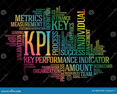 Indicador De Rendimiento De Clave Kpi Stock de ilustración