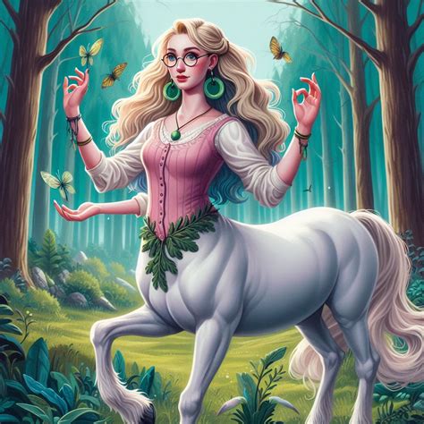 Luna Lovegood Centaurunicorn Ai Generated By Joshuaecw21985 On