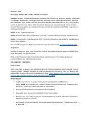 BUS520 Module 1 SLP Docx Module 1 SLP Descriptive Statistics
