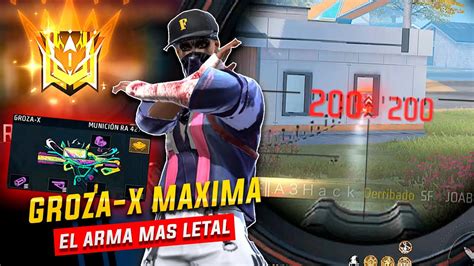 ESTE ES EL MÁXIMO PODER DE LA GROZA X EVOLUTIVA 14 KILLS FREE