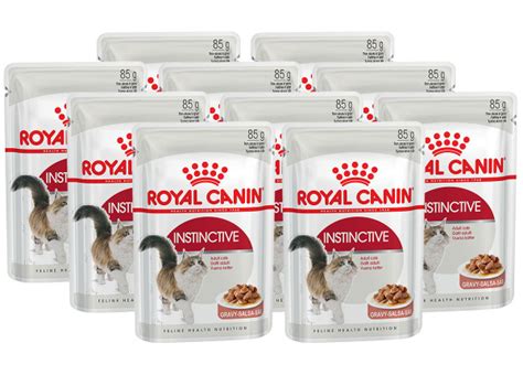 ROYAL CANIN INSTINCTIVE для взрослых кошек в соусе пауч (85 гр х 10 шт ...