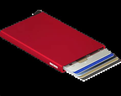Secrid Card Protector Red Rfid Wallet