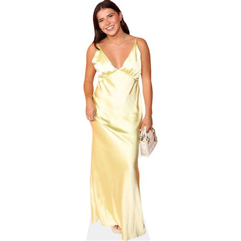 Halle Pitman Long Dress Cardboard Cutout Celebrity Cutouts